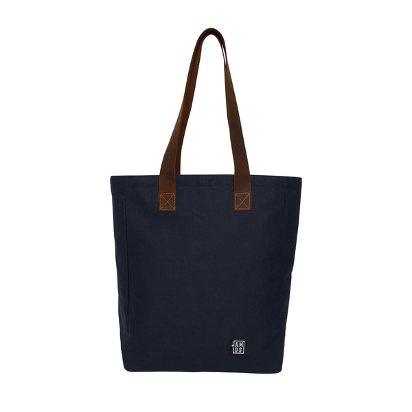 Túi Tote Vải Kết Hợp Da Leather Strap Thời Trang | Jamlos