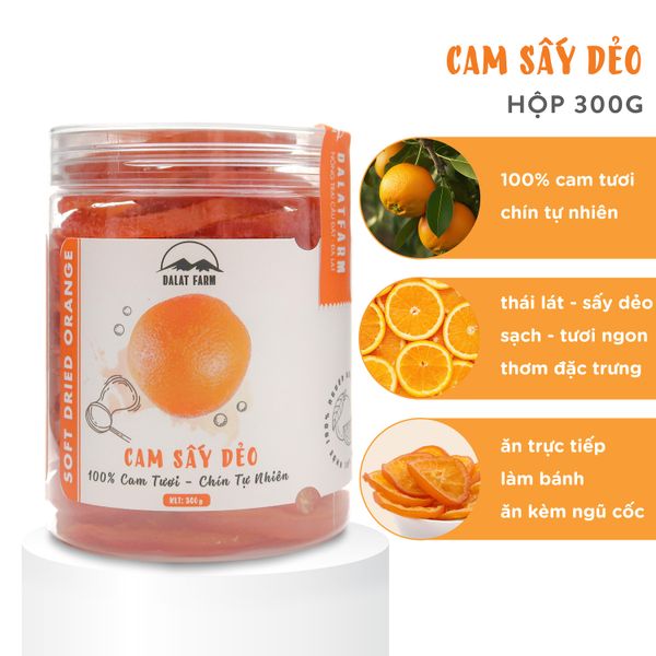 Cam Sấy Dẻo - Hộp 300 g – DalatFarm