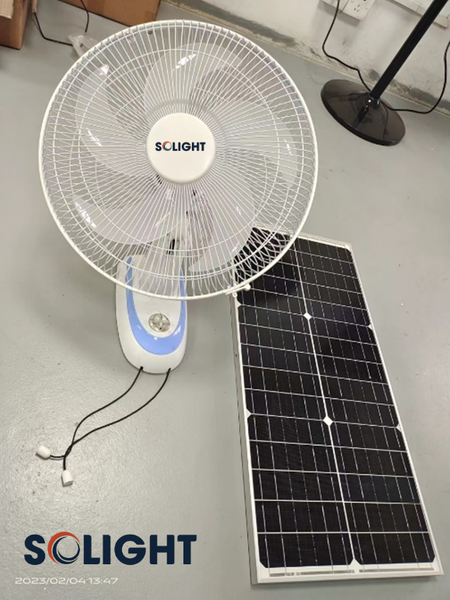 Quạt năng lượng mặt trời gắn tường cao cấp SL-TBGT15 [Pin Mono] – Solight Solar