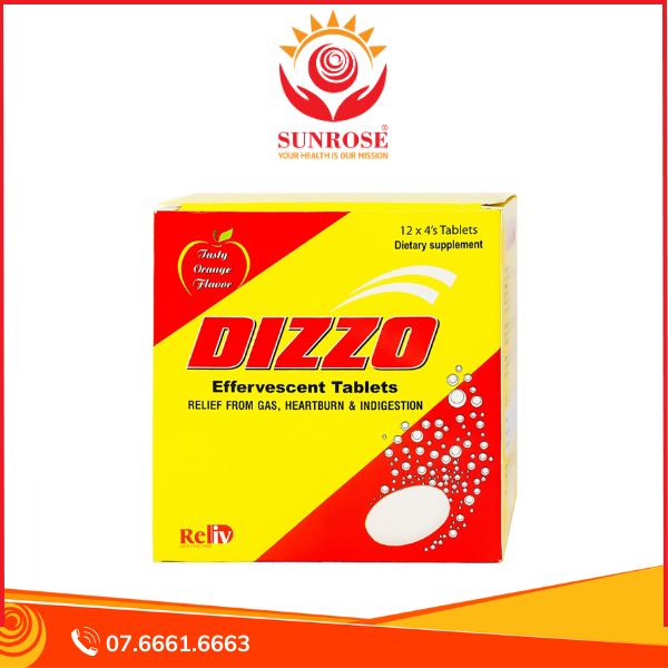 Viên sủi Dizzo Reliv hỗ trợ tiêu hóa, giảm triệu chứng đầy hơi, ợ hơi, – Sunrose.vn - TPCN Nhập ...