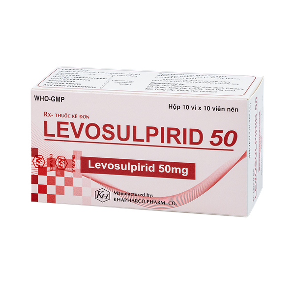 Levosulpirid 50mg Khapharco (H/100v) – SHOPTHUOC
