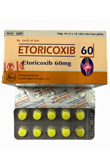 Etoricoxib 60mg Khapharco (H/100v) – SHOPTHUOC