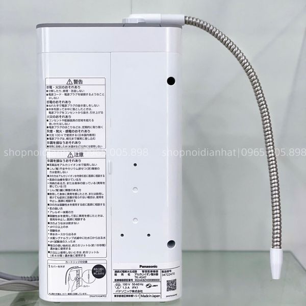 Máy lọc nước ion kiềm Nhật nội địa Panasonic TK-AS47, – Shop nội địa Nhật