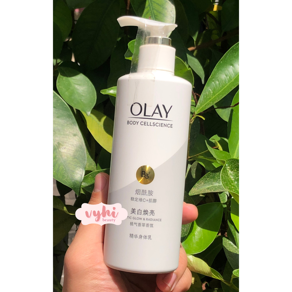 Dưỡng thể Olay Lotion Vitamin C B3+ Optic Glow & Radiance 250ml bản Tr – Vy Hí Beauty