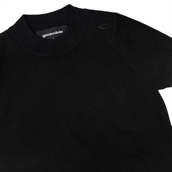 KNIT BABY TEE / BLACK – GAMBLE WORLDWIDE