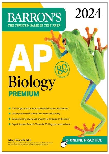 AP Biology Premium, 2024 – E-books Max30