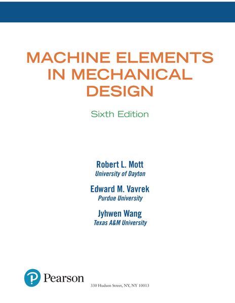 Machine Elements in Mechanical Design – E-books Max30 Machine Elements in Mechanical Design – E-books Max30