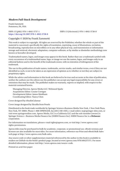 Modern Full-Stack Development – E-books Max30