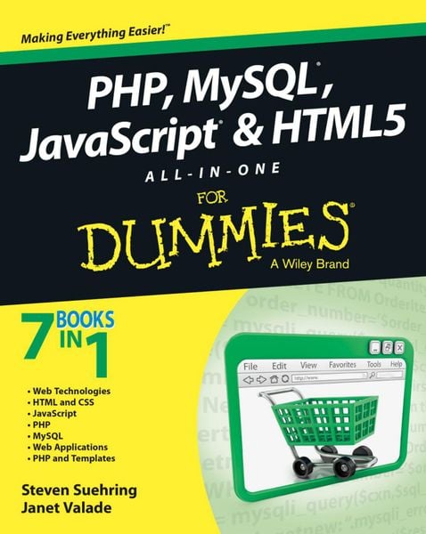 PHP, MySQL, JavaScript & HTML5 All-in-One For Dummies – E-books Max30