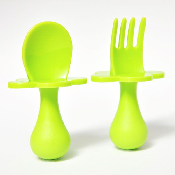 GRABEASE BỘ MUỖNG NĨA TẬP ĂN CHO BÉ TỪ MỸ - XANH LÁ – YODEE Việt Nam