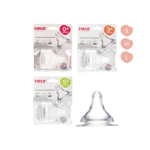 FARLIN NÚM TI THAY THẾ BÌNH SỮA PPSU CỔ RỘNG (SET 2 CÁI) – YODEE Việt Nam