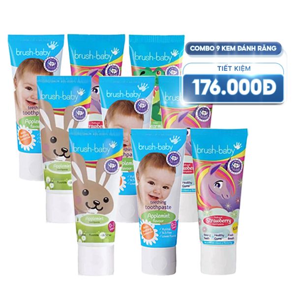 Brush-Baby Kem Đánh Răng Thuần Chay Cho Bé | YODEE Việt Nam