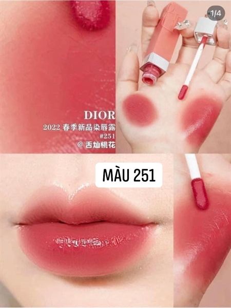 Son Dior Addict Lip Tint Màu 251 Natural Peach Unbox – Mỹ Phẩm Socutelipstick / Tiệm Socute