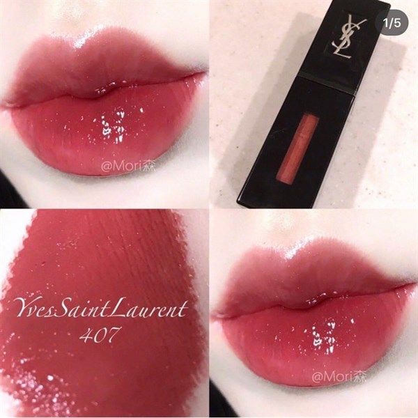Son Kem YSL Vinyl Cream Lip Stain 407 Unbox – Mỹ Phẩm Socutelipstick / Tiệm Socute