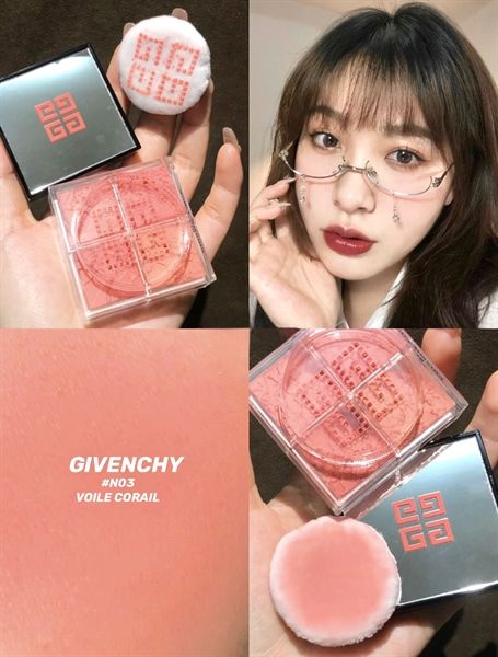 Phấn Má Givenchy Prisme Libre Blush 6g 4 ô Màu #03 Voile Corail 1H01 – Mỹ Phẩm Socutelipstick ...