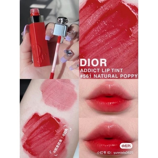 Son Dior Addict Lip Tint Màu 561 Natural Poppy Unbox – Mỹ Phẩm Socutelipstick / Tiệm Socute