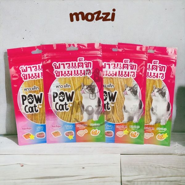 Pow Cat Chicken Snack vị gà cho mèo 30gr – Mozzi Pet Shop