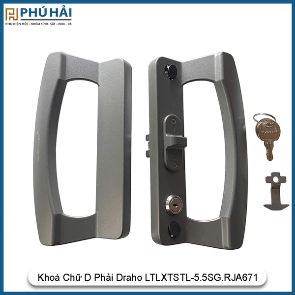 Khóa chữ D DRAHO Đen Phải – Phân Phối Vật Tư Phụ Kiện Phú Hải