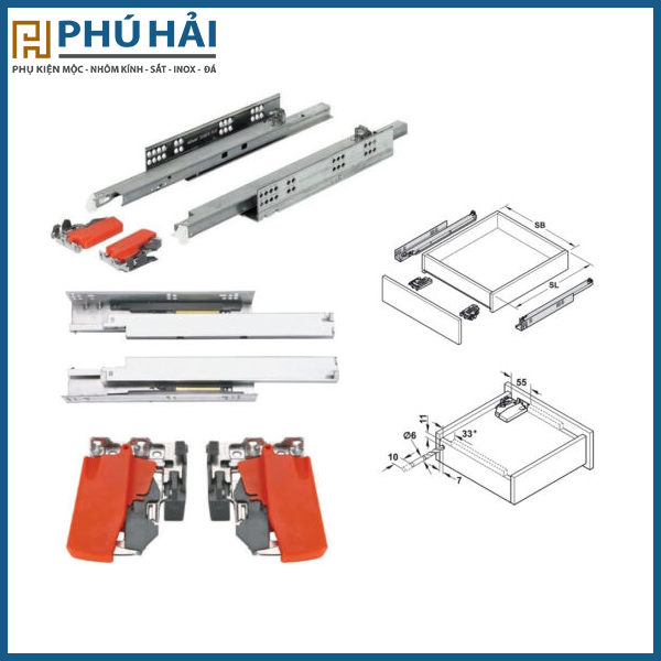 RAY ÂM TOÀN PHẦN BOSS – Phân Phối Vật Tư Phụ Kiện Phú Hải