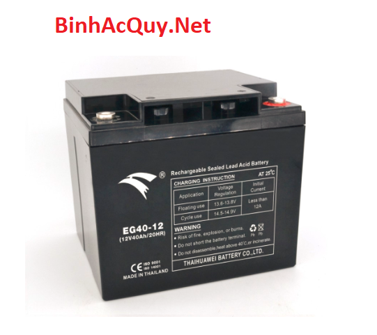 Ắc quy EG40-12 (12V-40AH) – BinhAcQuy.Net