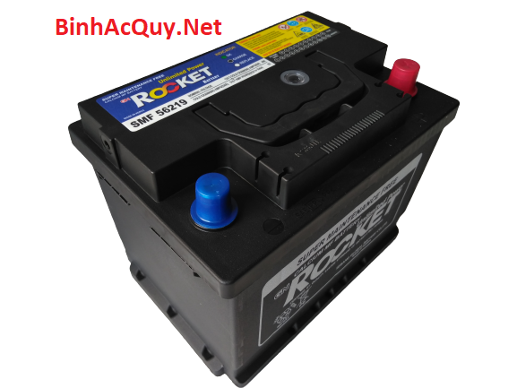 Bình ắc quy Rocket SMF 56219 12V-62AH – BinhAcQuy.Net