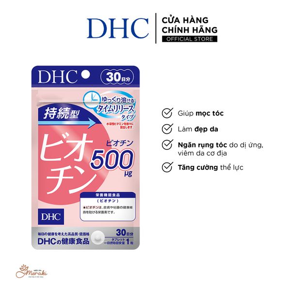 Viên uống DHC Biotin ngăn rụng tóc, hỗ trợ mọc tóc Biotin – Meraki Medi