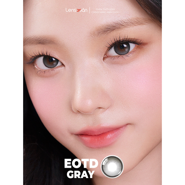 Kính giãn tròng EOTD GRAY của hãng Olens đủ độ cận highlight sáng nhẹ