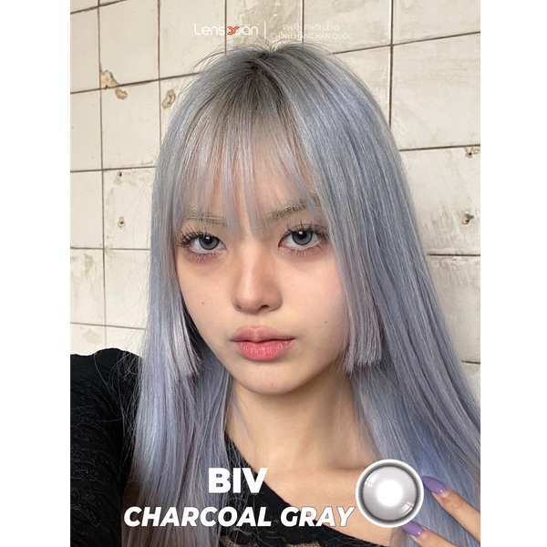 Biv Charcoal Gray - MYFiPN | Lens xám Douyin trong sáng nhẹ dễ đeo