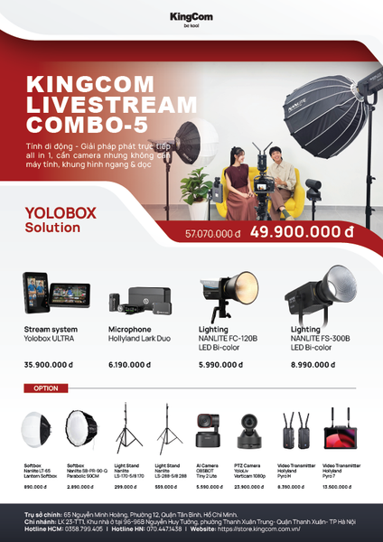 Kingcom Livestream Combo - 5