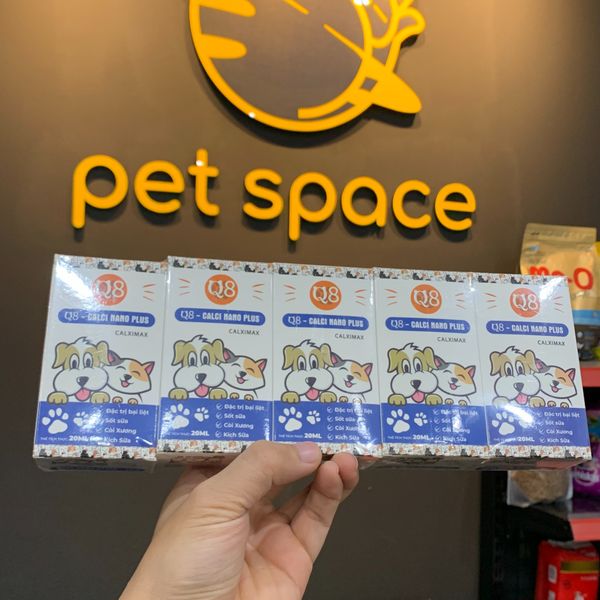[Canxi] cho chó mèo NANO CANXI PLUS Lọ [20ml] – Petspace.vn