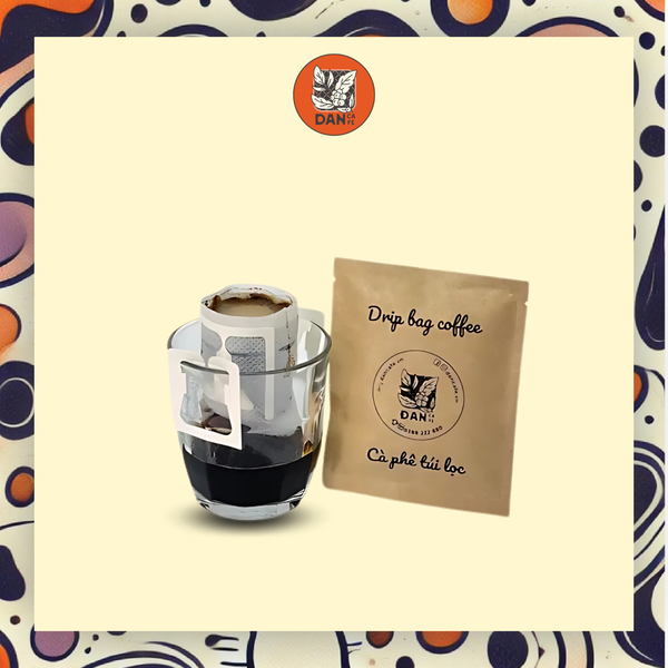 Cà phê Phin giấy nguyên chất 100% không tẩm ướp - thương hiệu Đan Cafe – Dancafe