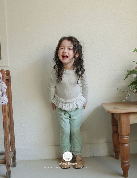 FL - Quần Serina gấu ren – WOORI HOUSE