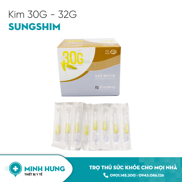 Kim 30Gx25mm Sungshim – Thiết Bị Y Tế Minh Hưng