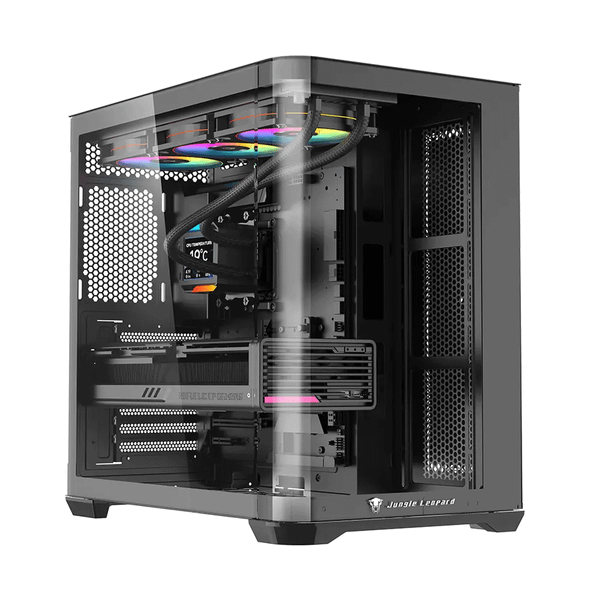 Thùng máy Case Leopard AC-01 - Đen | Hồ cá, kính cong – TINHOCNGOISAO.COM