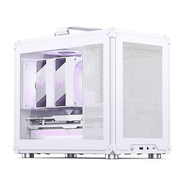 Thùng máy Case Jonsbo C6 Max Micro-ATX | Màu trắng – TINHOCNGOISAO.COM