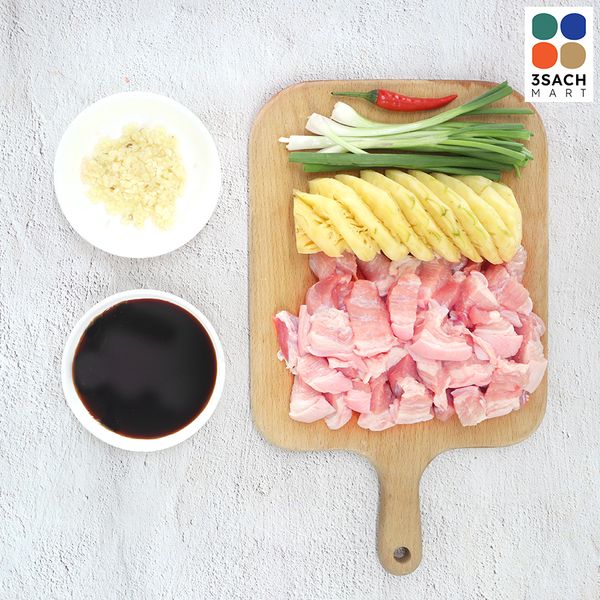 [RTC] Ba Rọi Kho Thơm (khay 560g) – 3Sach Mart