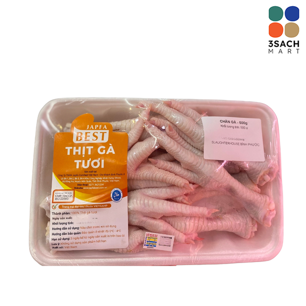 Chân Gà Japfa (Khay 500g) – 3Sach Mart
