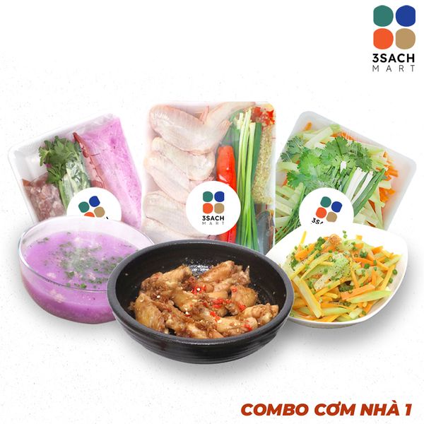 Combo Cơm Nhà 1 – 3Sach Mart