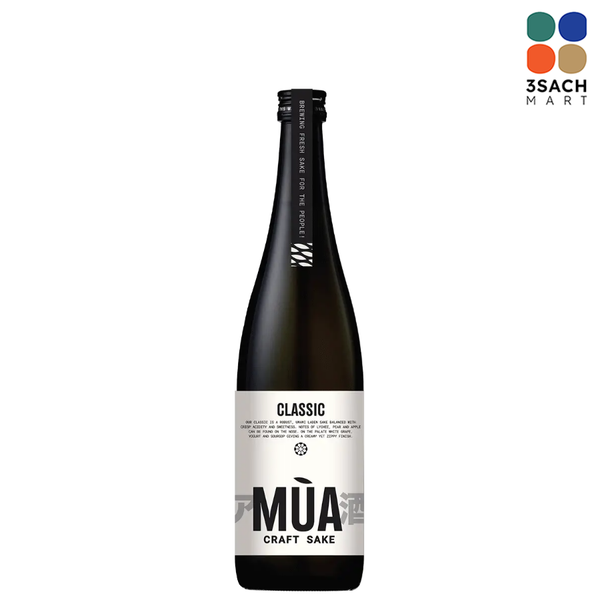 Rượu Sake Cổ Điển MUA Classic 14% (Chai 720ml) – 3Sach Mart