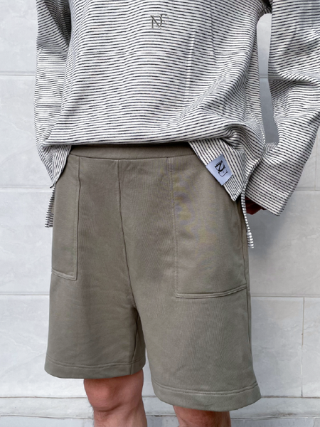 DUENDE Moss Green Pocket Shorts – Duende