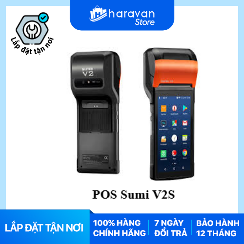 Máy POS cầm tay: Sunmi V2S – Haravan Store