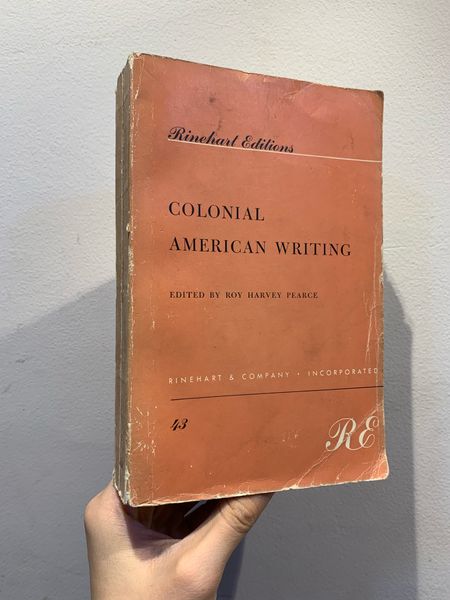 Colonial America Writing - Roy Harvey Pearce – Momo Bookstore