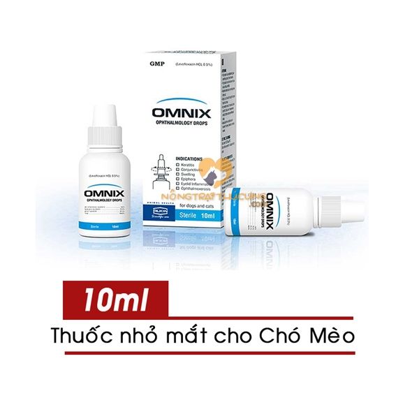 Nhỏ mắt Cho Chó Mèo ALKIN OMNIX Trị Các Chứng Viêm Mắt 10ml – Nông Trại Thú Cưng