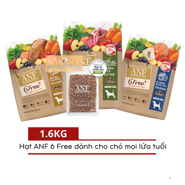 Hạt Cho Chó ANF 6Free Plus - Hạt Hữu Cơ Hàn Quốc – Nông Trại Thú Cưng