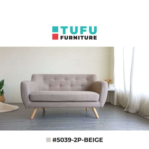 SOFA Băng 5039 - 2P - Kem – Công ty TNHH TUFU GROUP