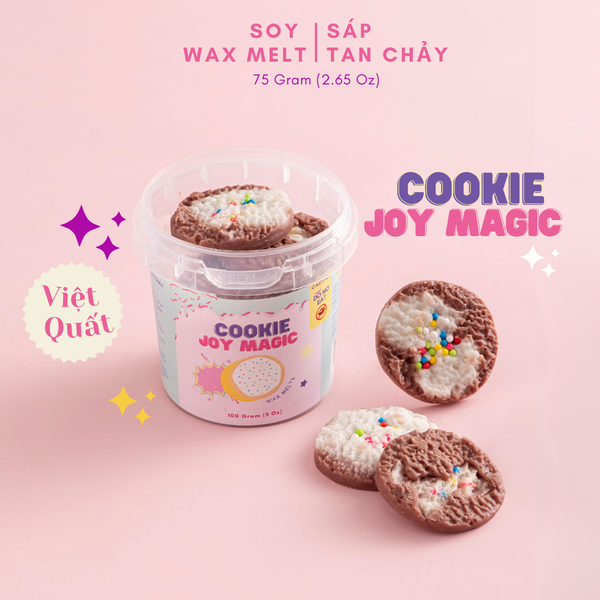 Sáp thơm tan chảy hình bánh kẹo JOY MAGIC COOKIE mùi hương Việt quất [ – Labbi Bath Treats