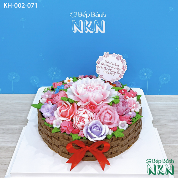 Bánh Sinh Nhật Kết Hoa (KH-002-071) – Bếp bánh NKN