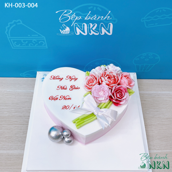 Bánh Kỷ Niệm Kết Hoa (KH-003-004) – Bếp bánh NKN