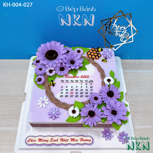 Bánh Sinh Nhật Kết Hoa (KH-004-027) – bepbanhNKN